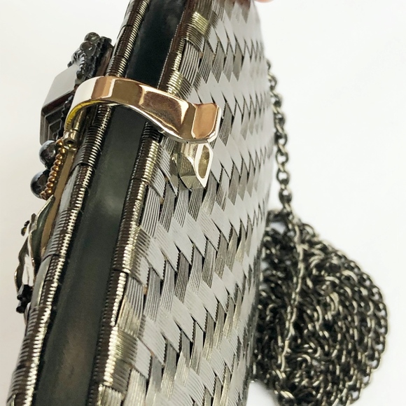 Rodo | Bags | Vintage Rodo Italy Metal Woven Gunmetal Purse | Poshmark